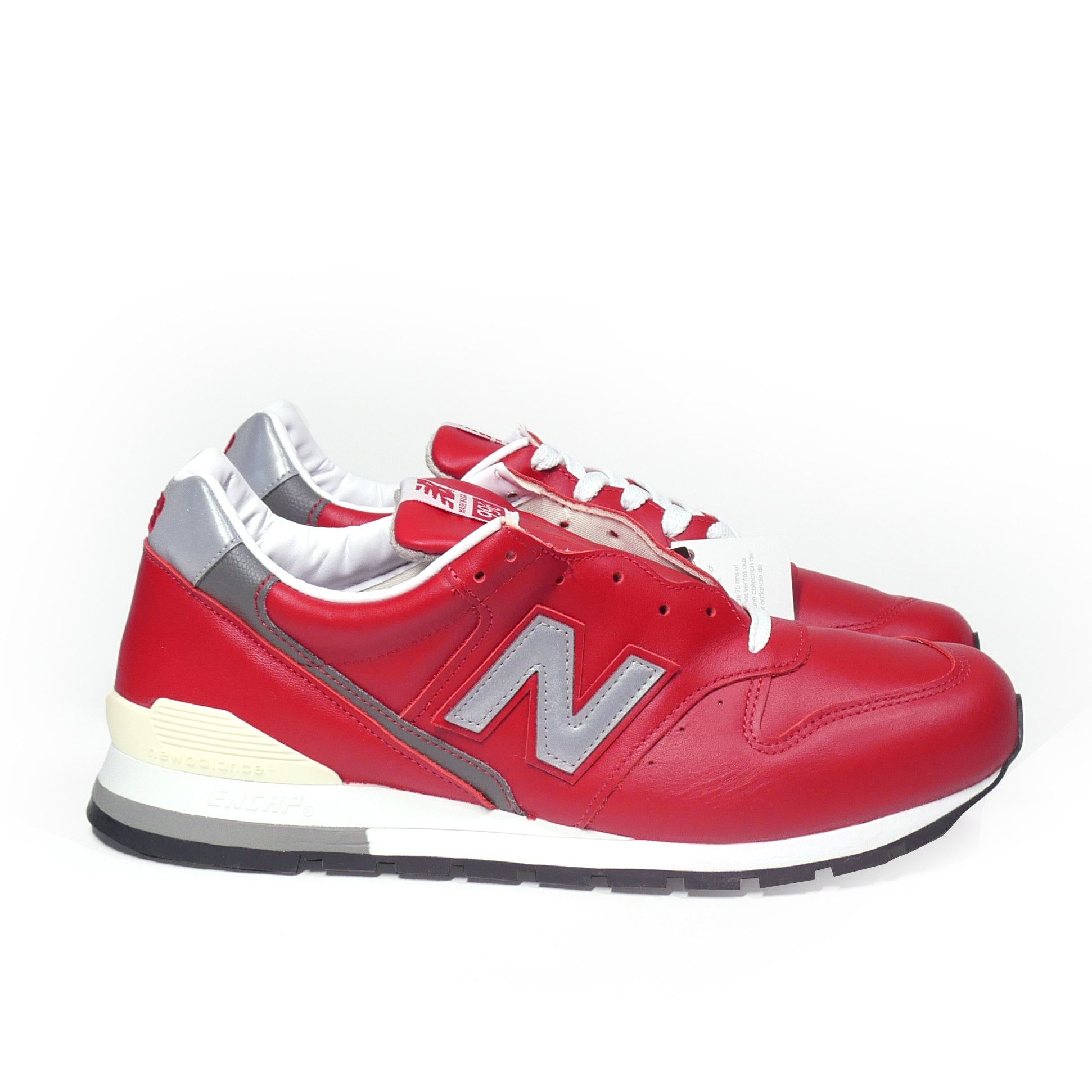 New Balance New Balance 996 Red Leather Made in USA | Grailed