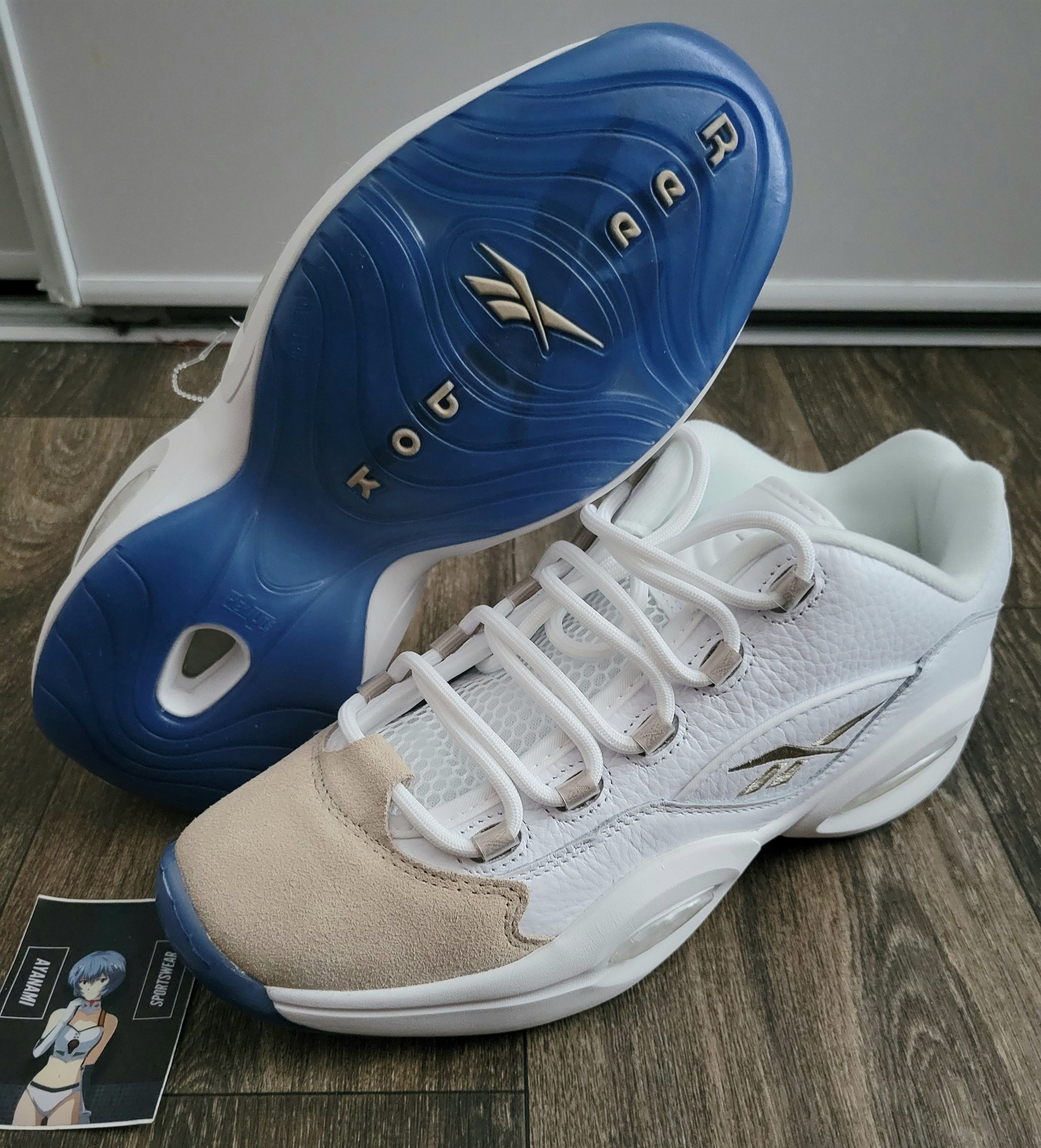 Reebok Iverson Question Low Retro OG 2020 Oatmeal | Grailed