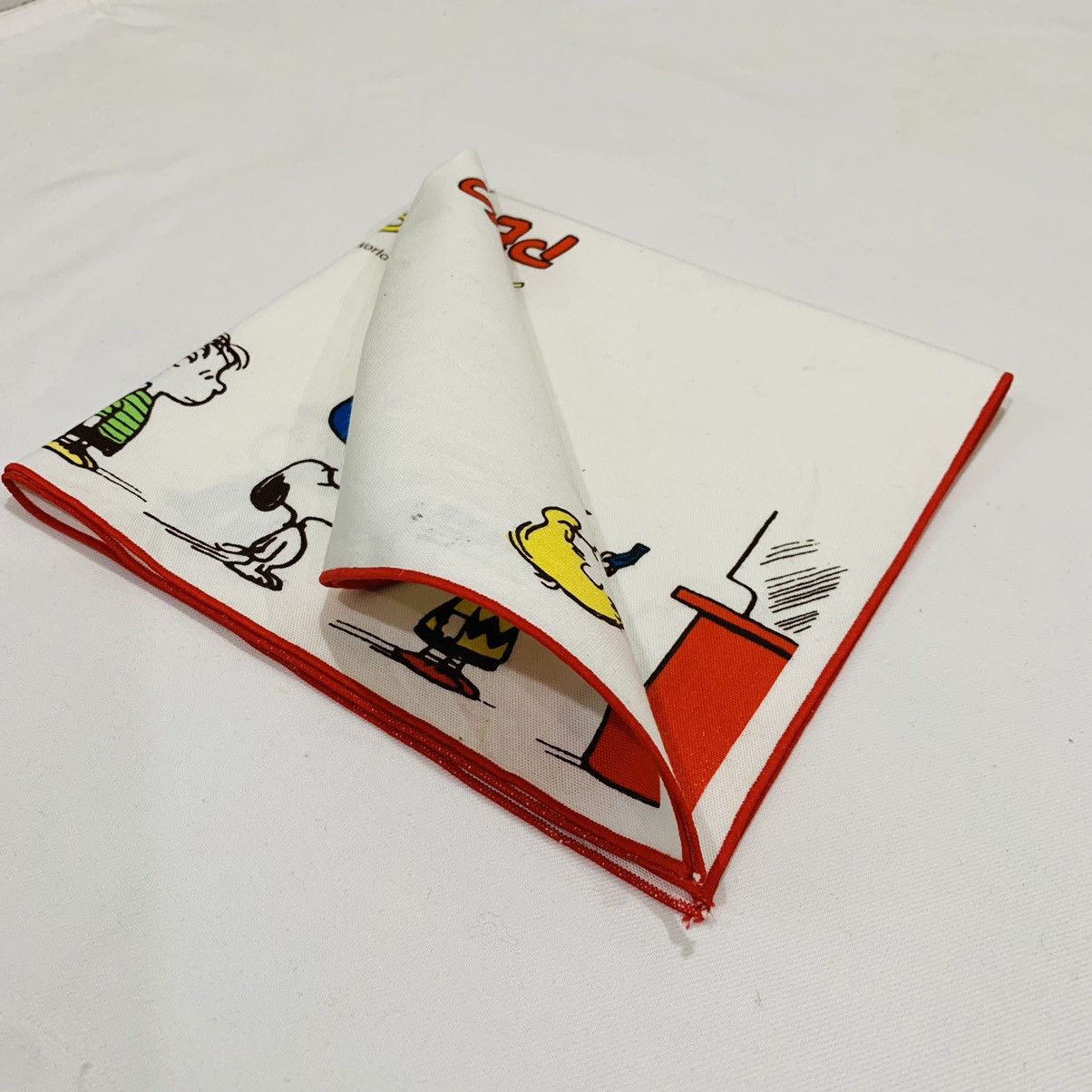 Vintage Peanuts Charlie Brown Bandana Handkerchief | Grailed