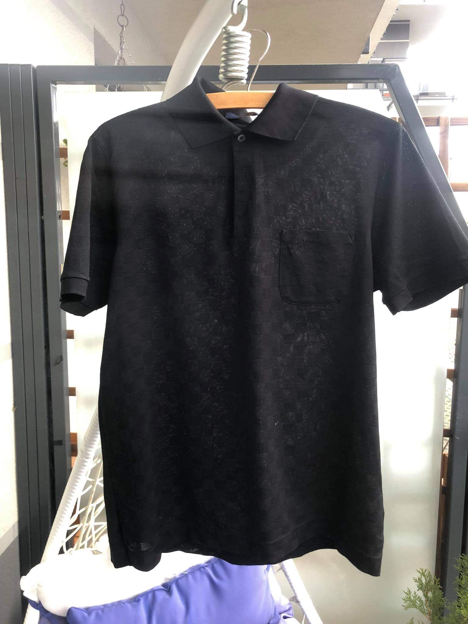 Louis Vuitton Louis Vuitton Monogram Logo Cotton Polo | Grailed