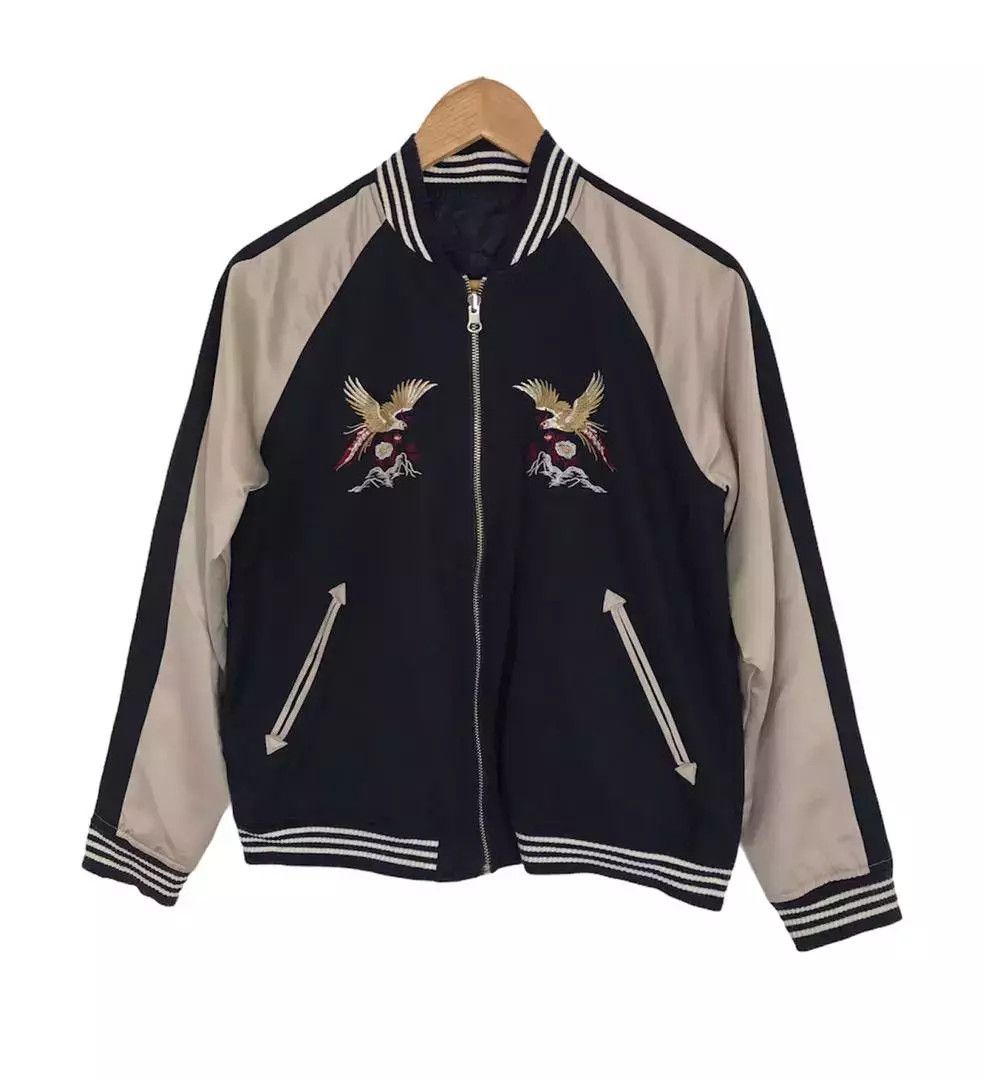 Japanese Brand × Sukajan Souvenir Jacket SUKAJAN Japan Embroidered ...