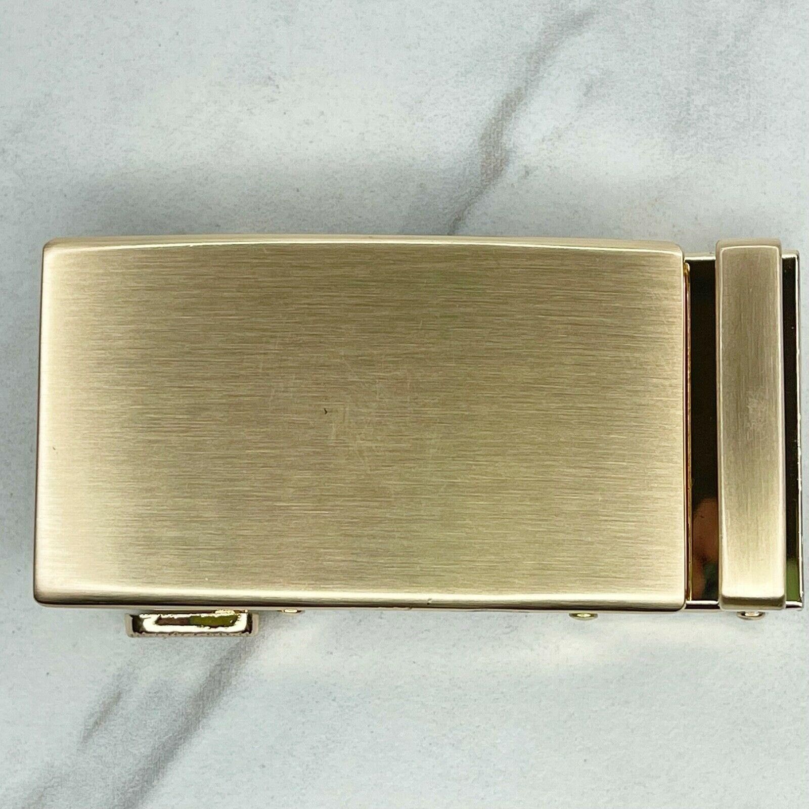 Other Gold Tone Ratchet Style Slide Through Belt Buckle | Grailed