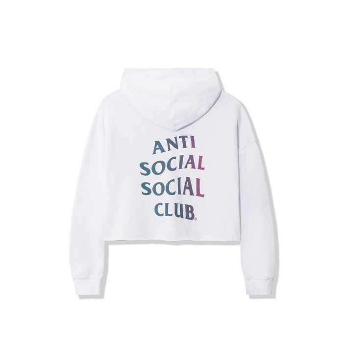 Anti Social Social Club DS ASSC ABG WHITE CROP TOP HOODIE supreme BAPE ...