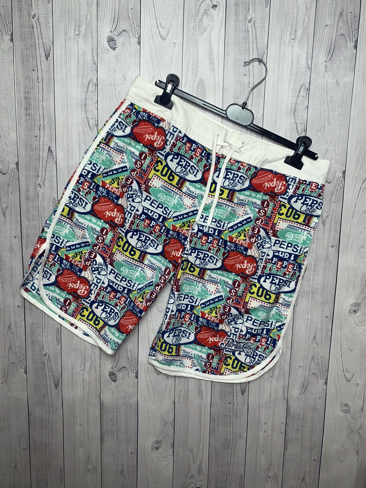 Pepsi × Streetwear × Vintage Vintage Pepsi cola shorts Size M monogram ...