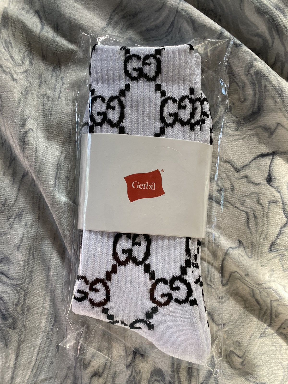 Imran Potato Imran Potato “Gucci” White Socks | Grailed