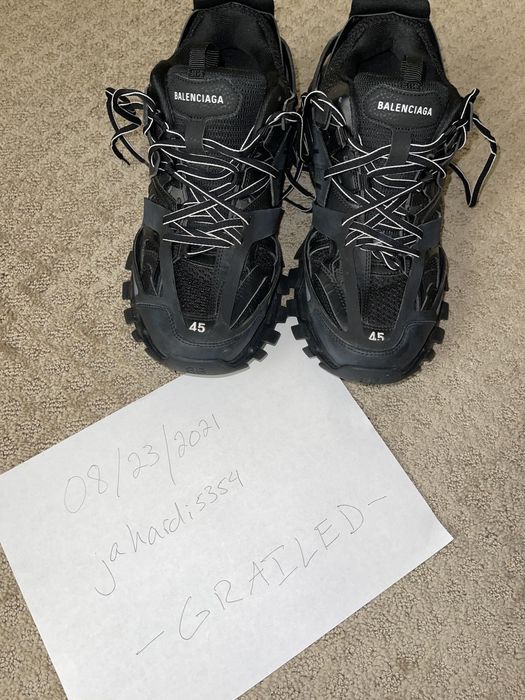 Balenciaga Track Trainer Triple Black | Grailed