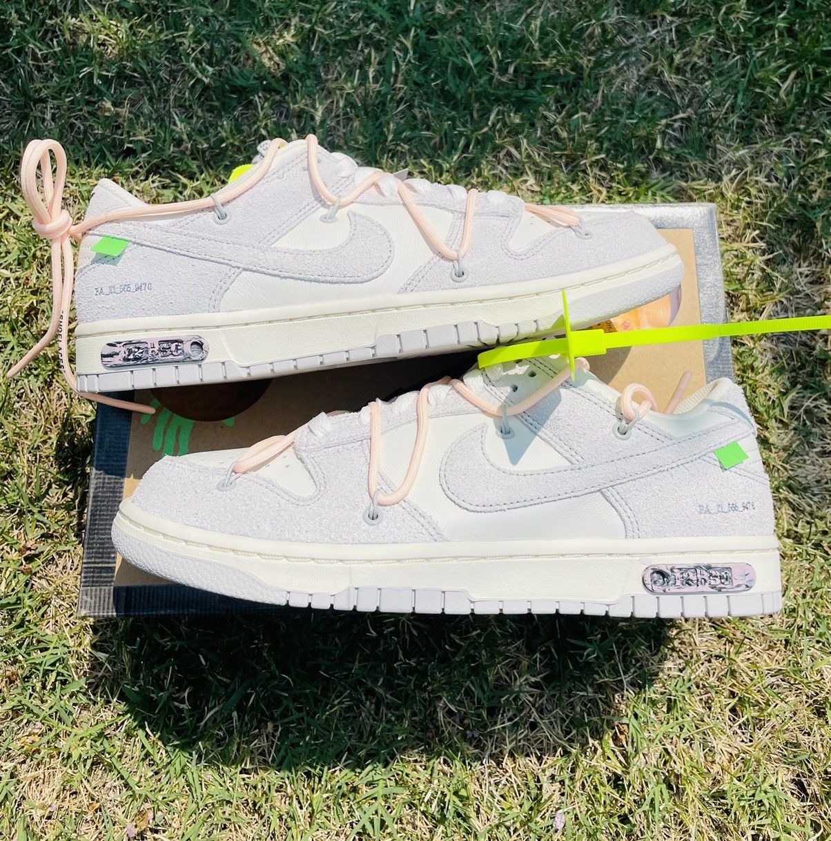Nike Nike dunk low Off-white lot 12 | Grailed