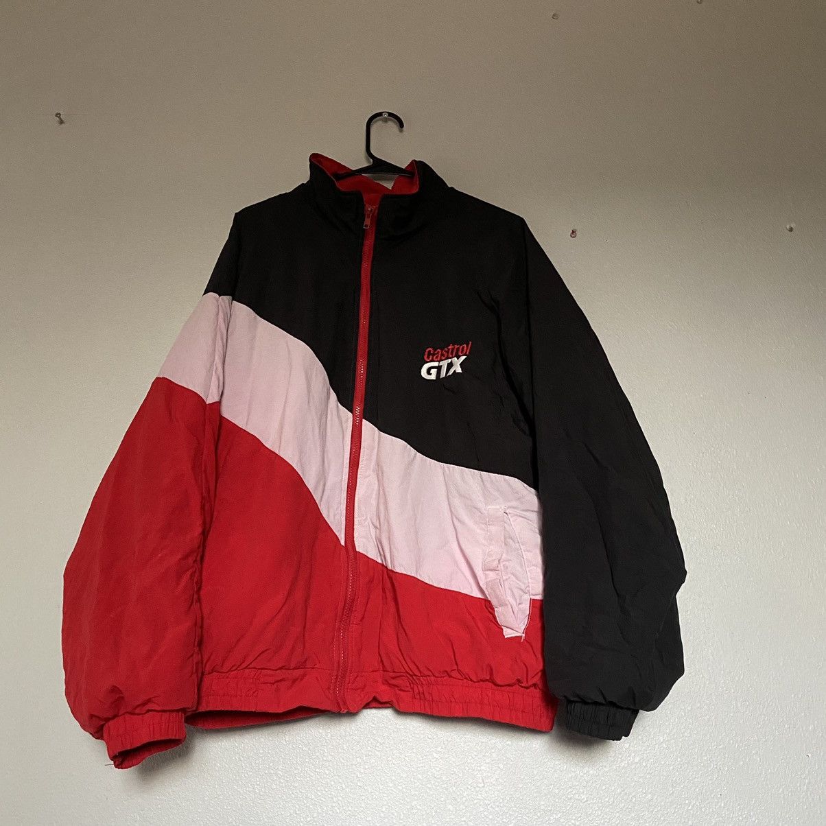 NASCAR × Vintage Vintage Castrol GTX racing jacket windbreaker | Grailed