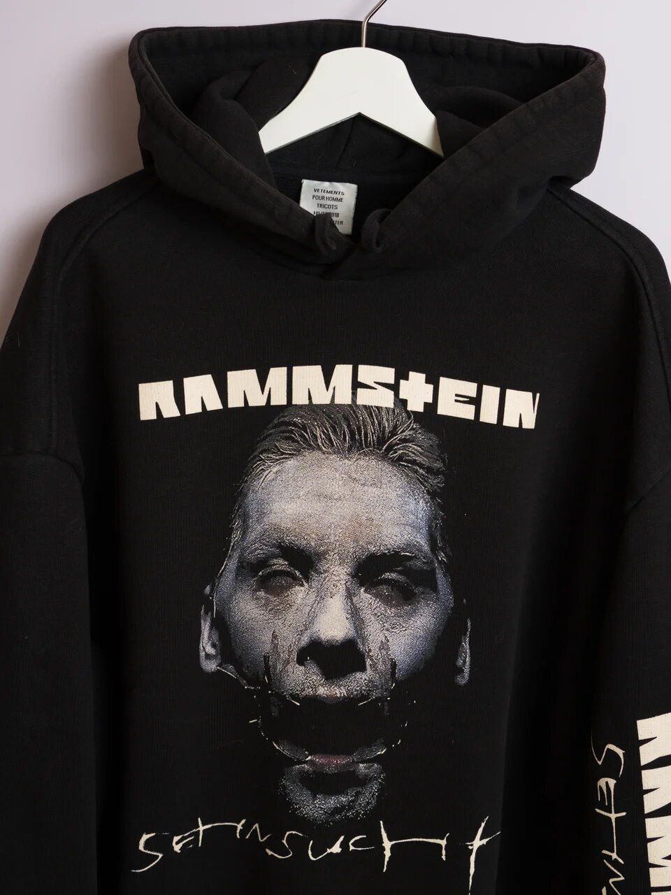 Vetements Rammstein Logo Hoodie | Grailed