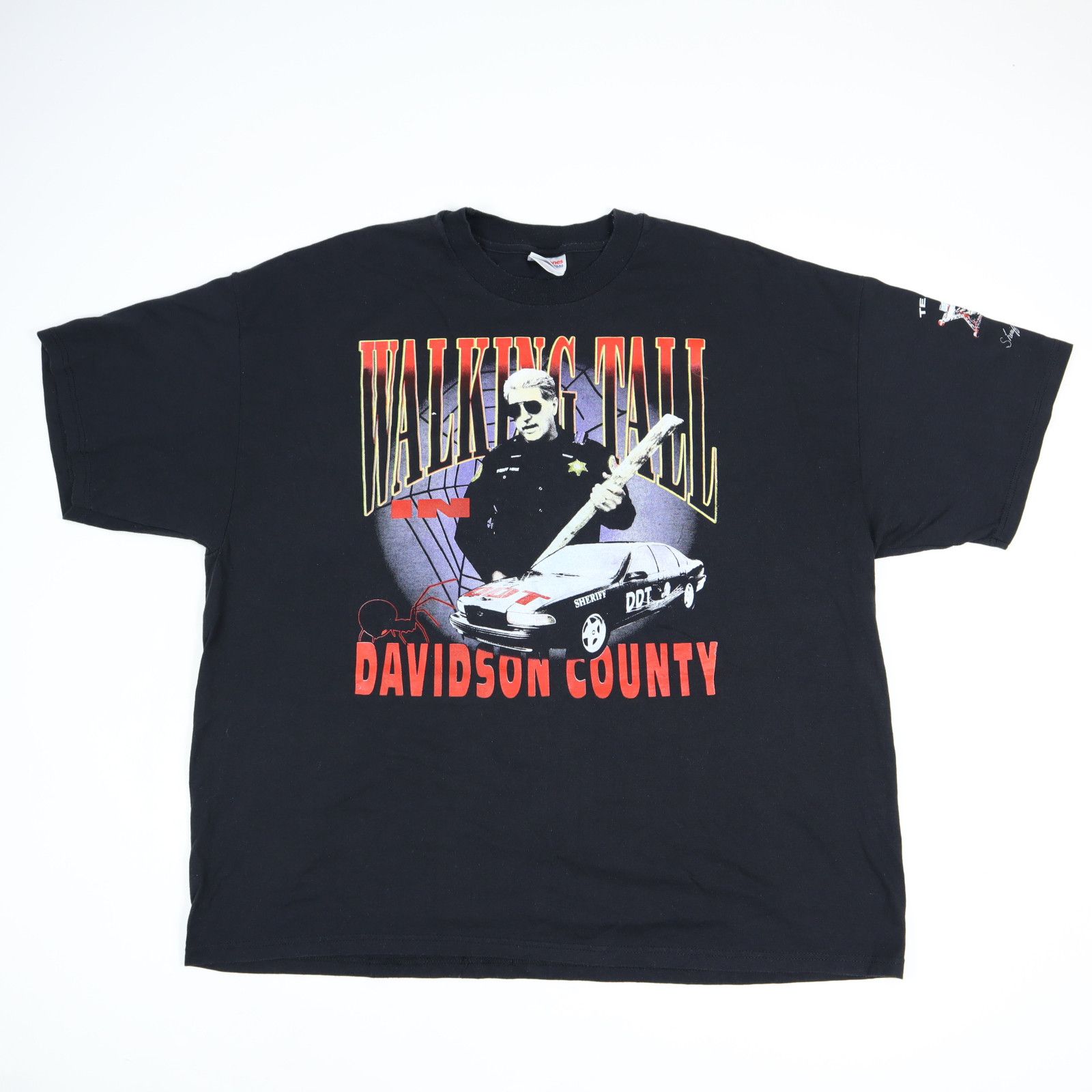 Rap Tees × Tee × Vintage Vintage 90s Cop / Sheriff Hege Rap Tee T-Shirt ...