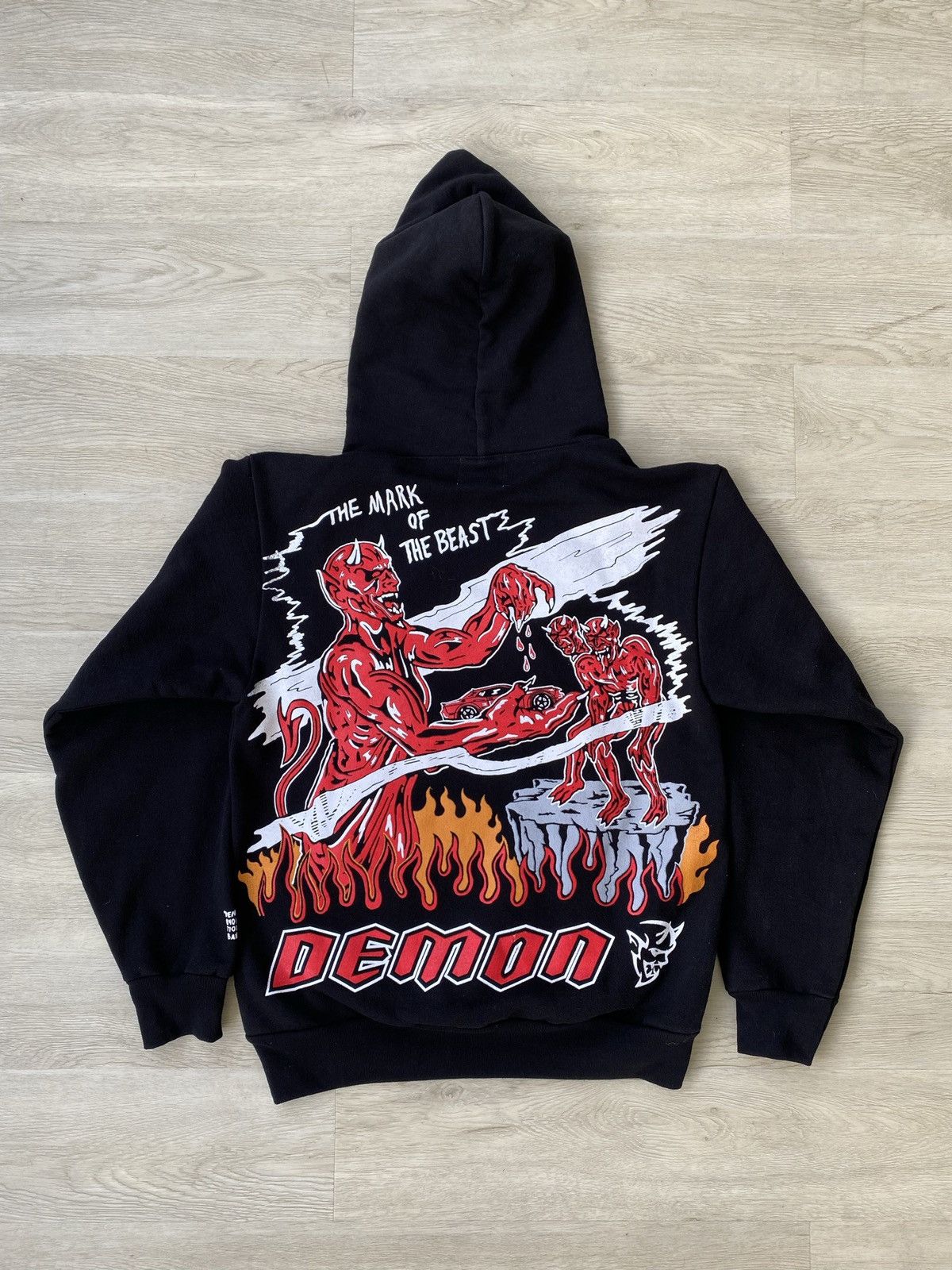 Warren Lotas Warren Lotas x Dodge Demon Hoodie | Grailed