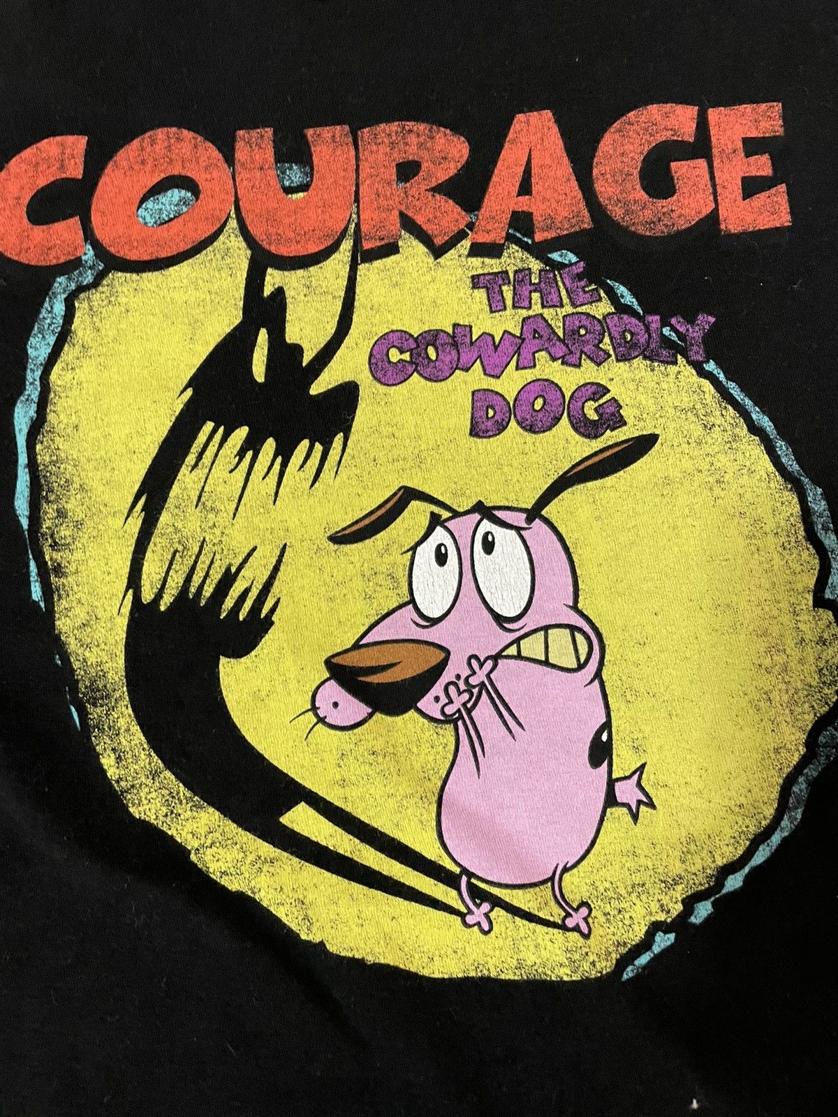 Cartoon Network Courage The Cowardly Dog cartoon shirt | Grailed