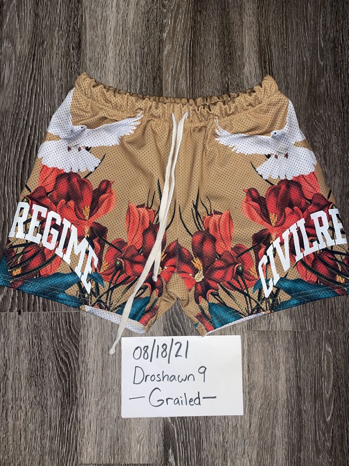 Civil Regime Civil Regime Meta mesh shorts | Grailed