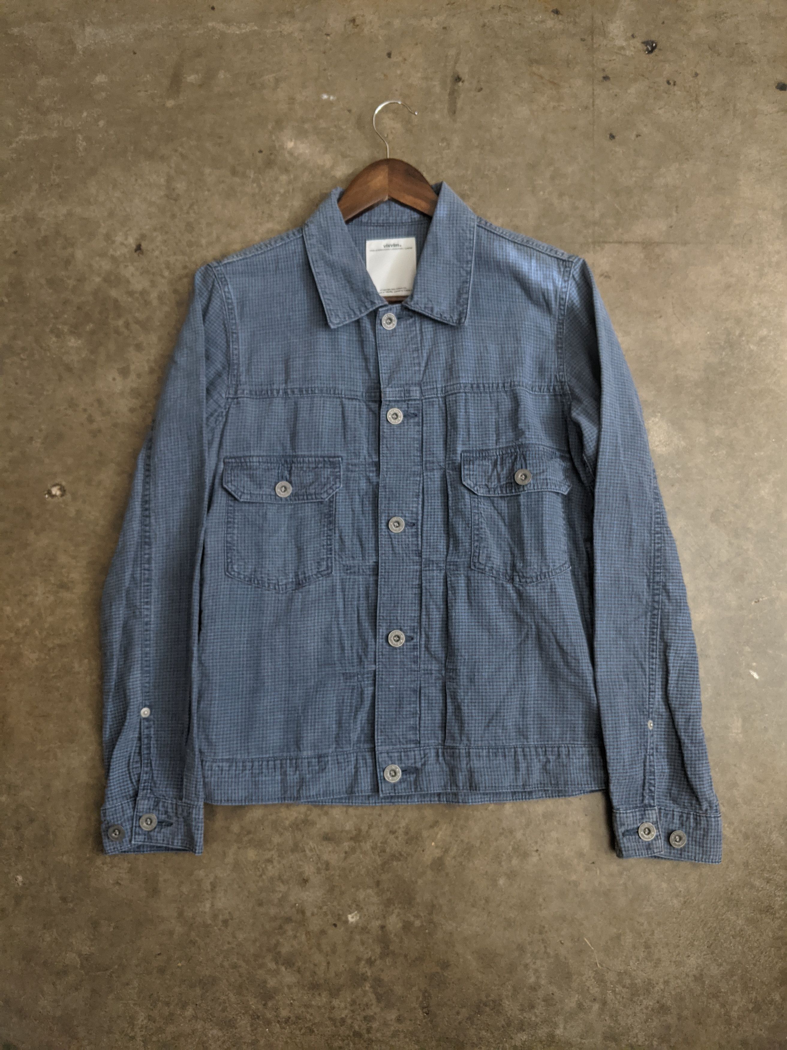 Visvim Visvim FW14 101 Jacket Indigo Check | Grailed