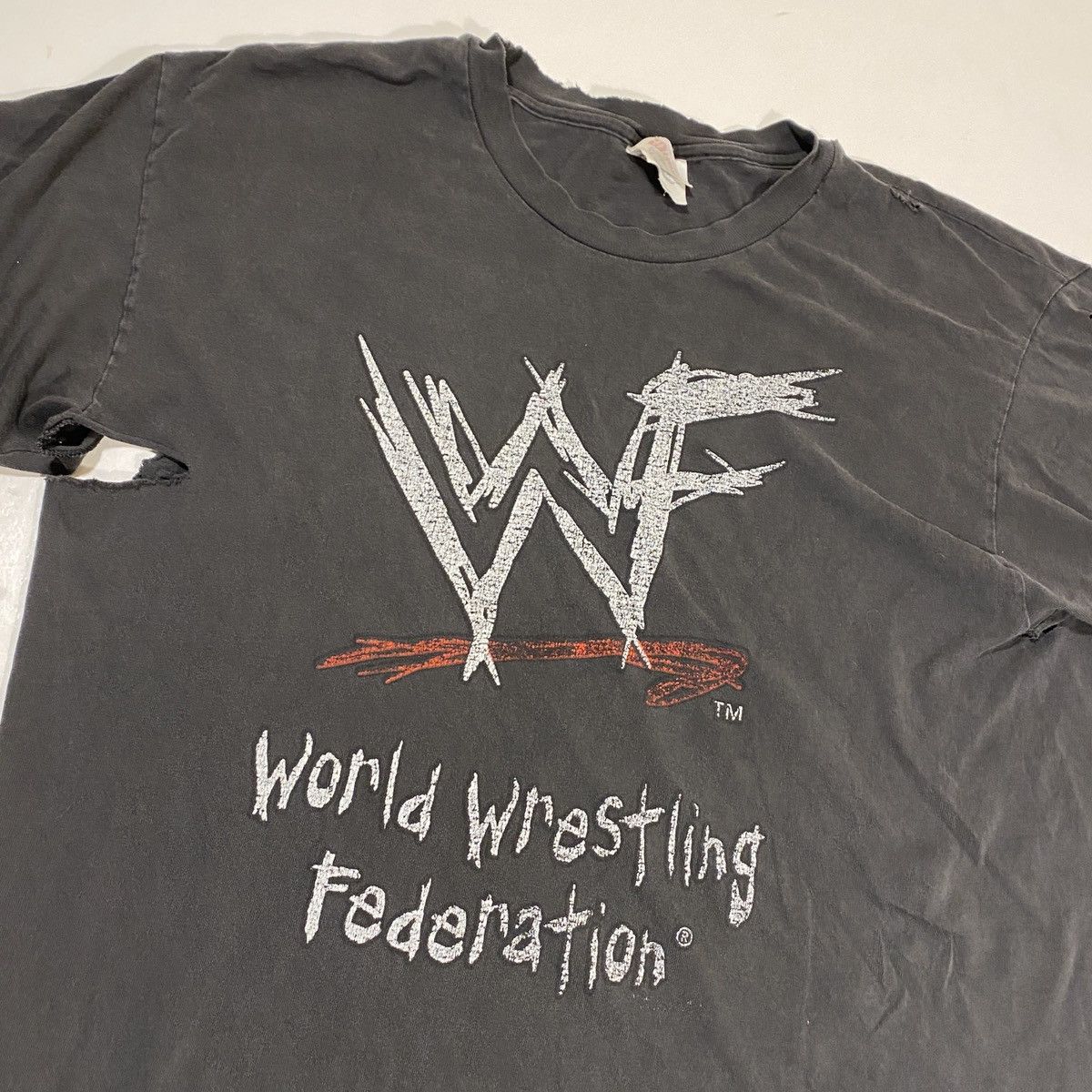 Vintage Vintage Distressed WWF Tee | Grailed