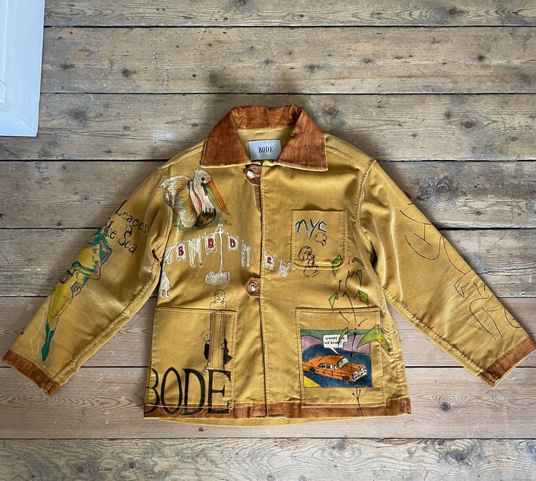 Bode Hand Painted Senior Cord Jacket | Grailed
