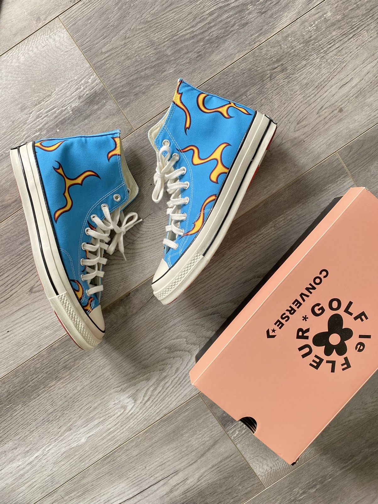 Converse × Golf Wang × Tyler The Creator Golf Le Fleur x Chuck 70 Flame ...