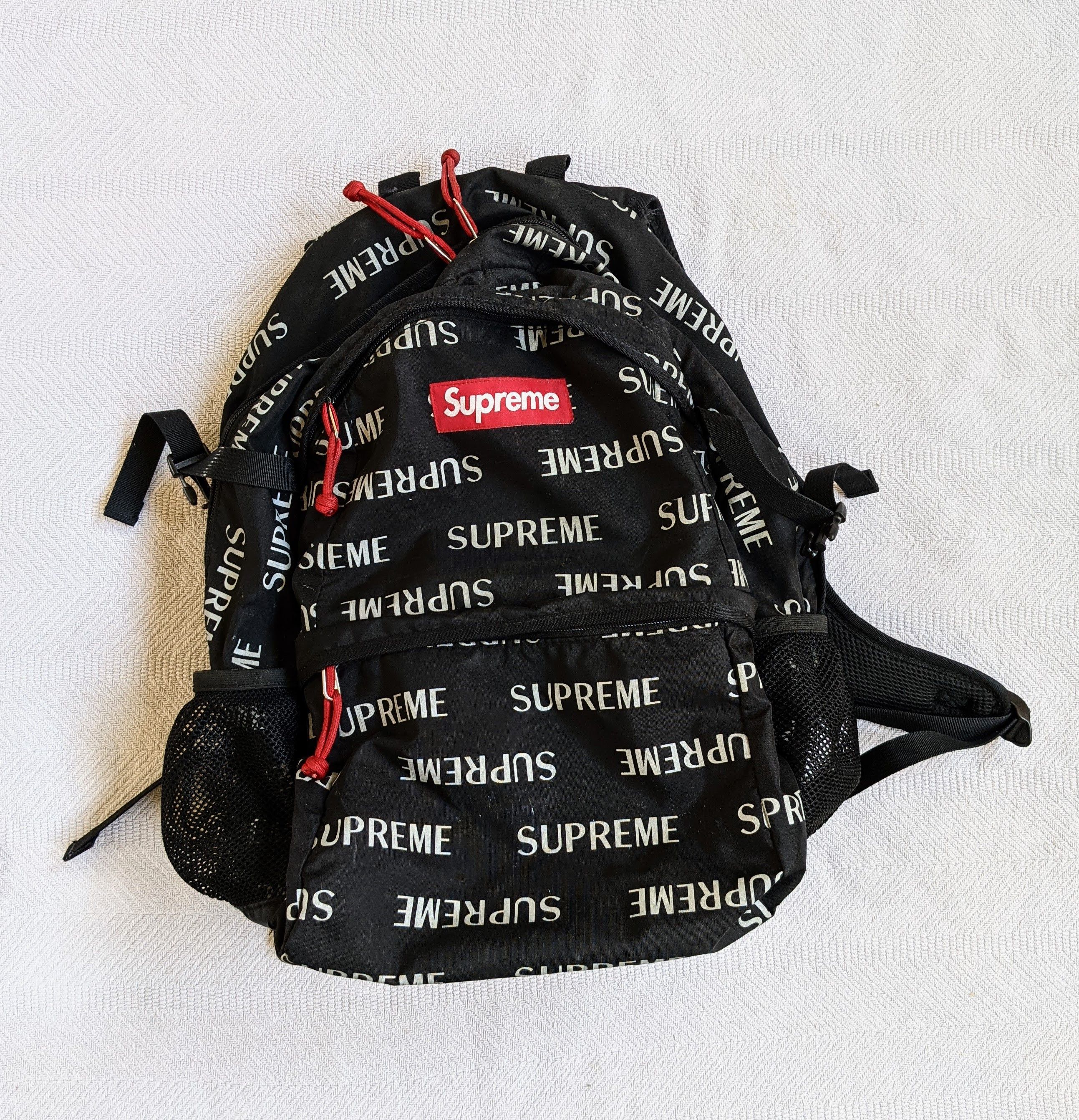 3m × Supreme Supreme 3 M Reflective Repeat Backpack Black | Grailed