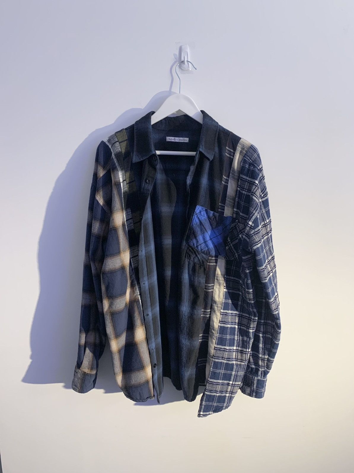 Needles × Nepenthes New York Rebuild By Needles 7 Cut Reworked Flannel ...