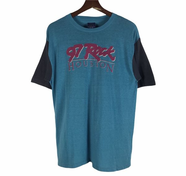 Vintage Vtg. 80’s 97 Rock Houston Shirt | Grailed