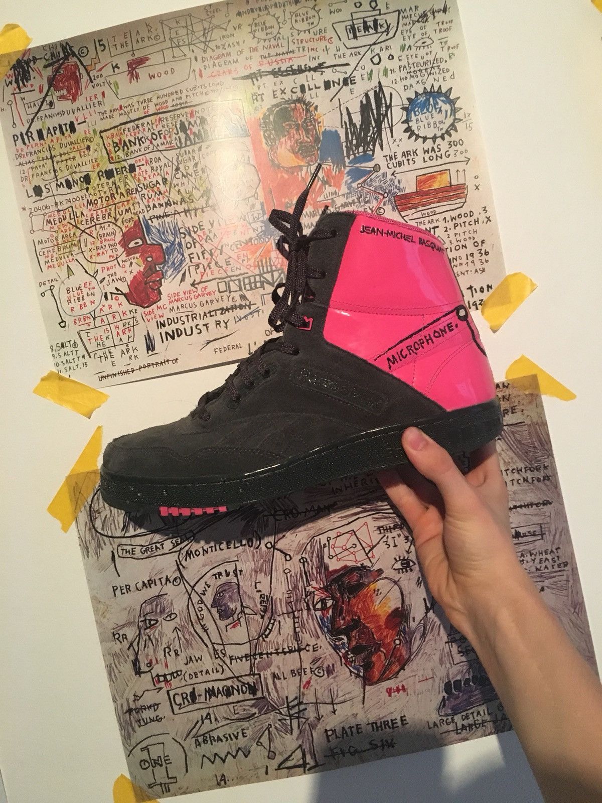 Jean-Michel Basquiat × Reebok Reebok x Jean Michel Basquiat | Grailed