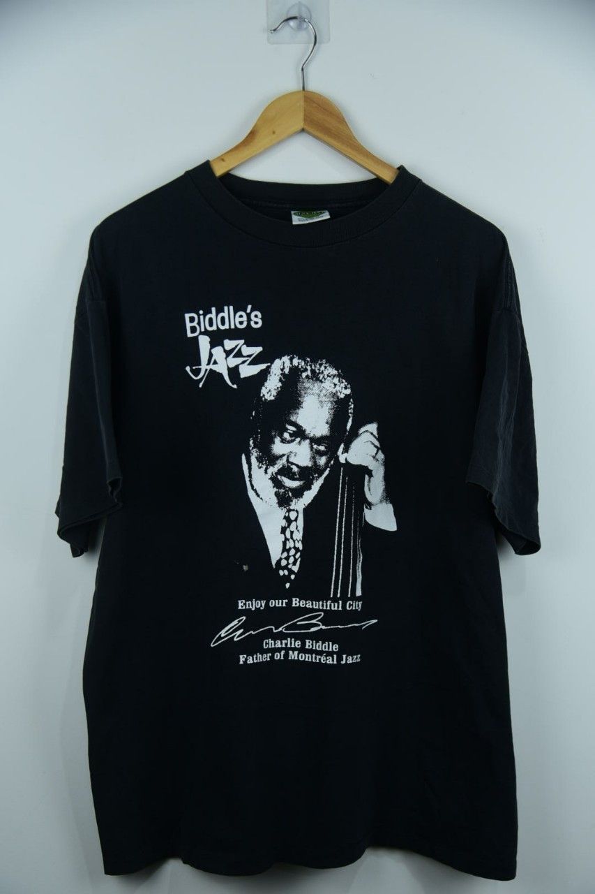 Vintage Vintage Charlie Biddle American Jazz T-Shirts | Grailed