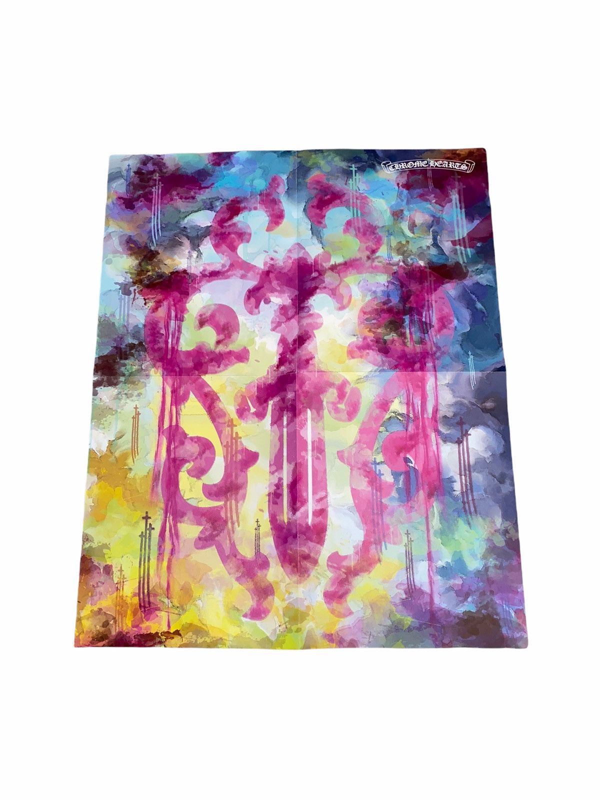 Chrome Hearts Chrome Hearts Multicolor Dagger Poster | Grailed