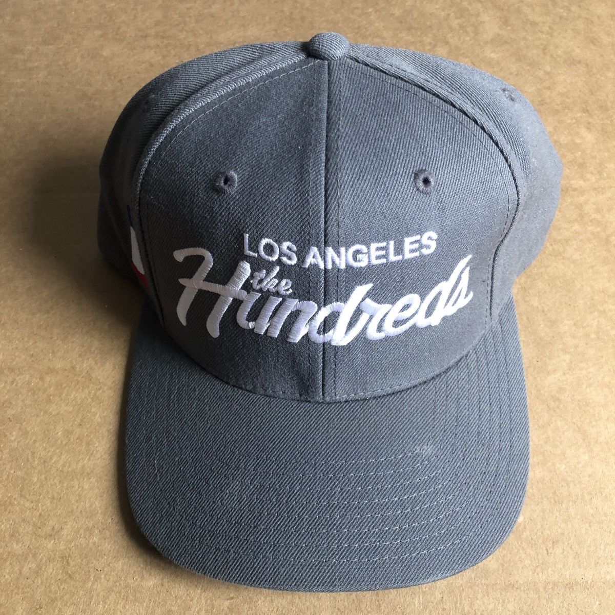 The Hundreds The Hundreds Los Angeles Script Team Snapback | Grailed