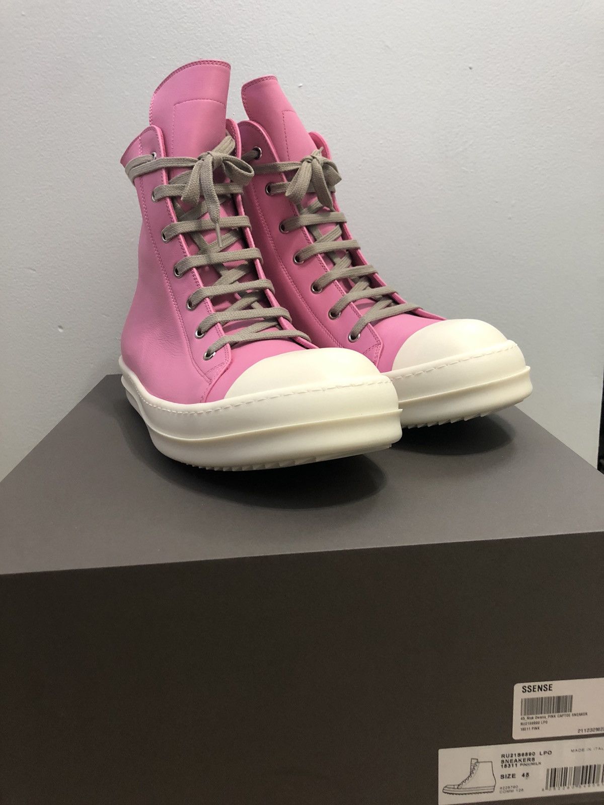 Rick Owens Rick Owens SS21 Pop Pink Ramones | Grailed