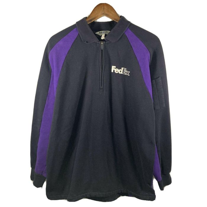 Other FedEx Stan Herman Mens Large L Employee Uniform Purple | Grailed