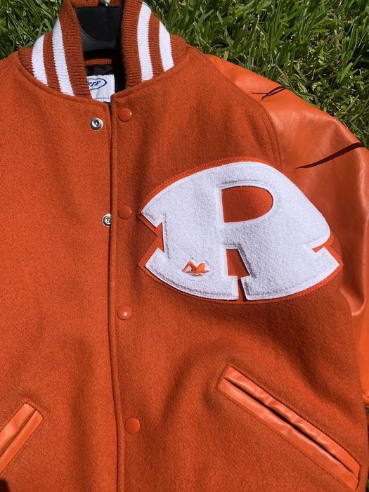 Vintage Vintage Burnt Orange Letterman | Grailed