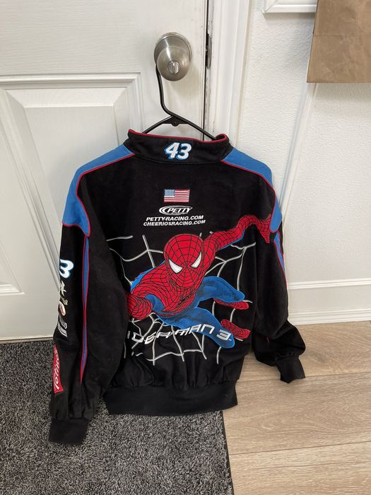 NASCAR Super clean NASCAR Spider-Man 3 racing jacket | Grailed