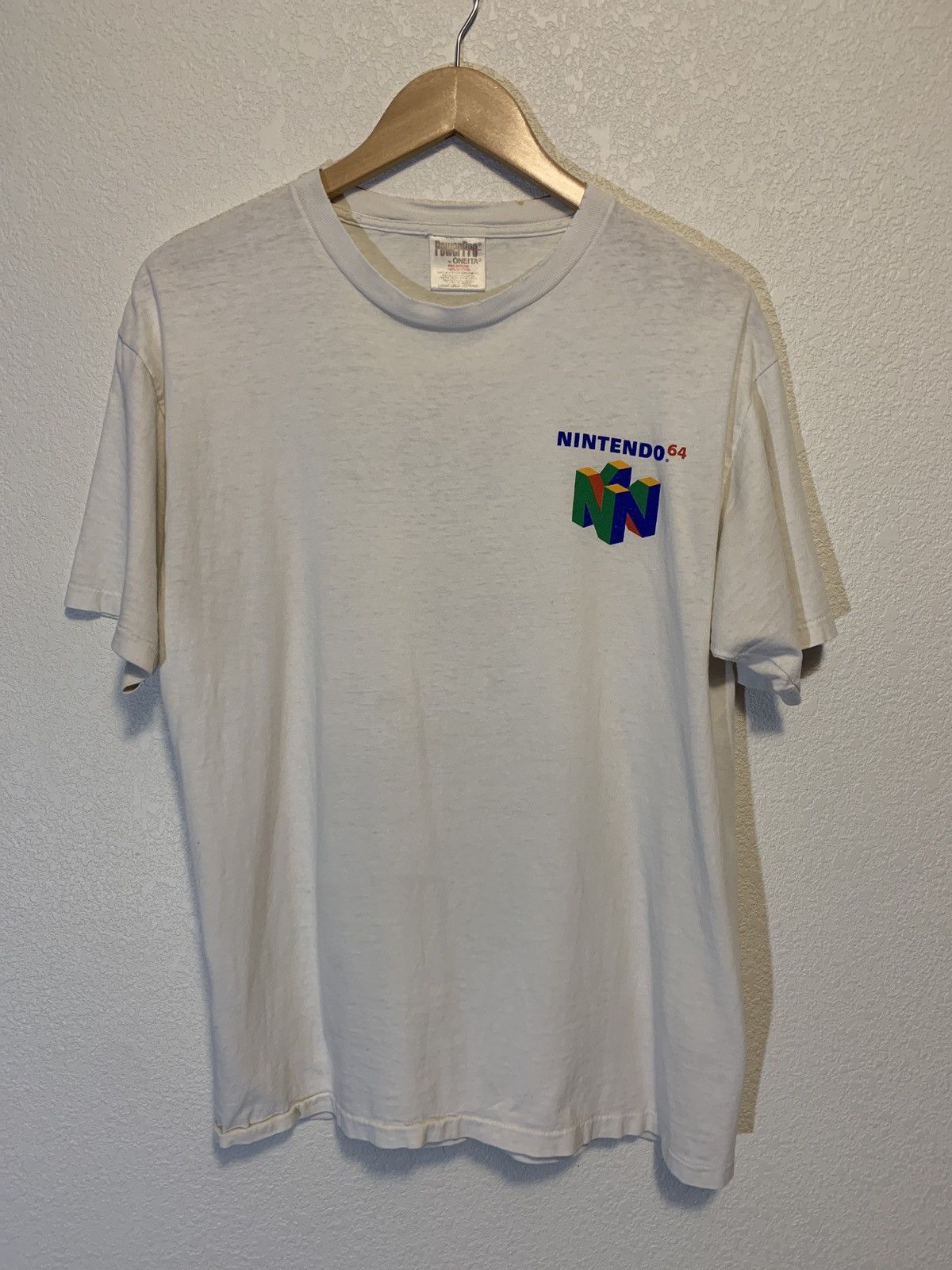 Vintage Rare vintage 90s Nintendo 64 super Mario promo T-shirt | Grailed