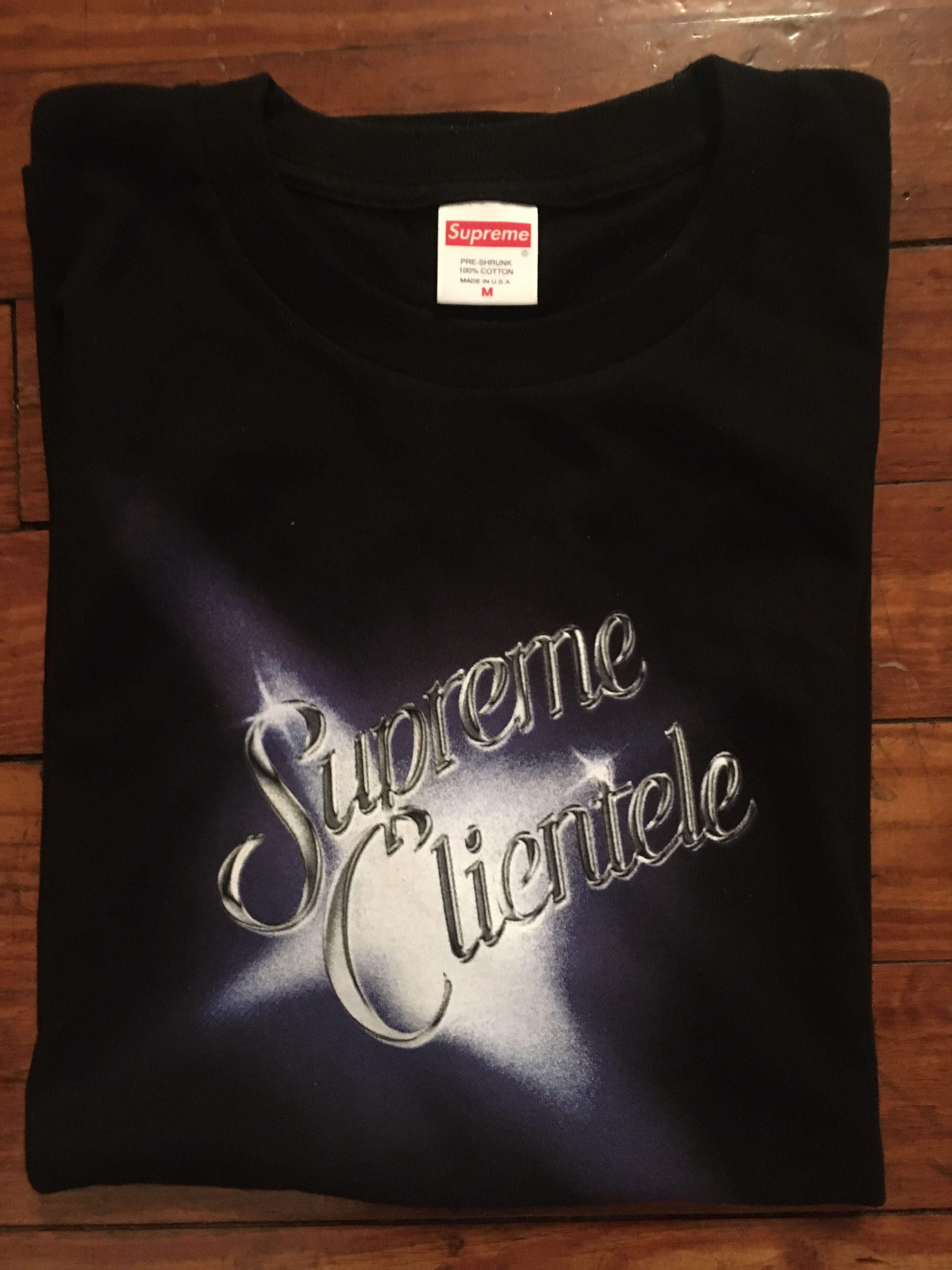 Supreme Supreme Clientele Tee Black Medium | Grailed