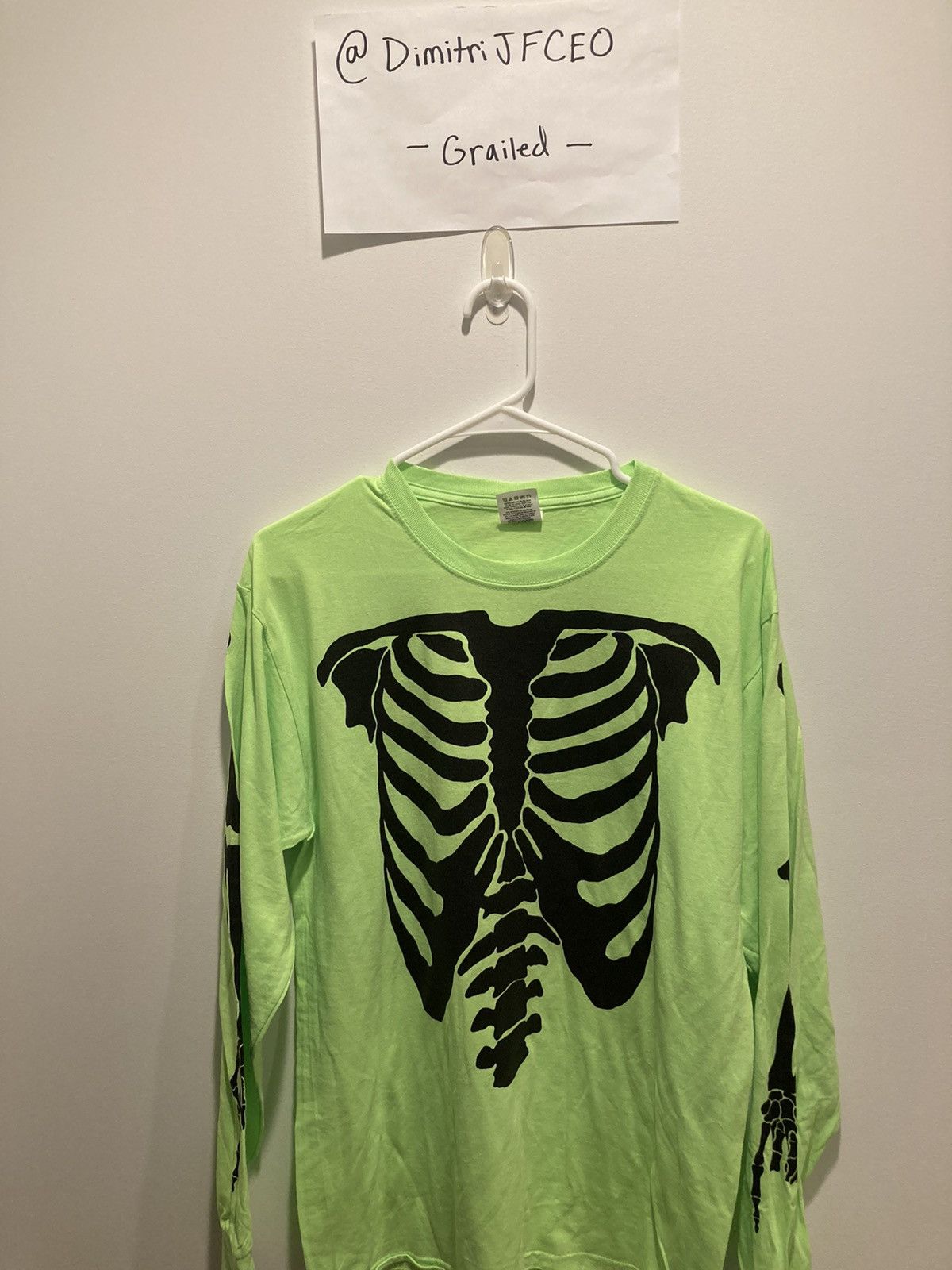 Playboi Carti Playboi Carti Die Lit Neon Tour Skeleton / Bones Long ...