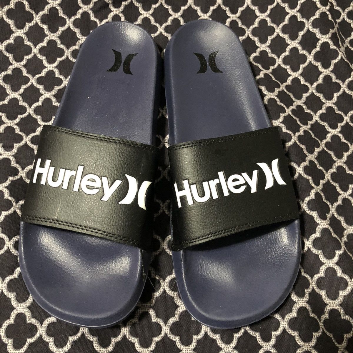 Hurley Hurley Mens One and Only Slides Beach Sandals Flip Flops | Grailed
