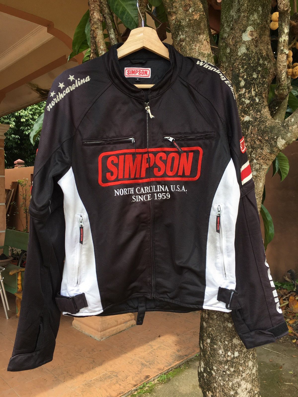 Other × Vintage VINTAGE SIMPSON MOTORCYCLE JACKET | Grailed