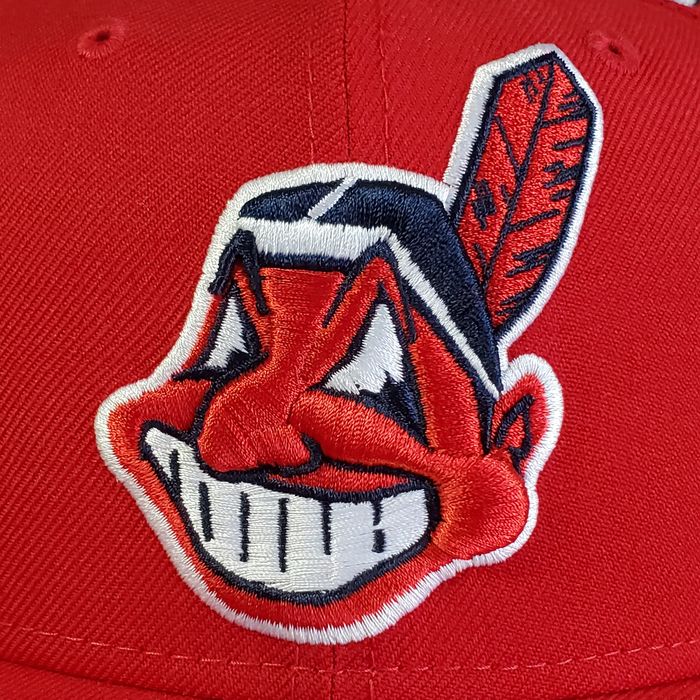 New Era Cleveland Indians Chief Wahoo EXCLUSIVE!! 7 3/8 RARE 🔥 | Grailed