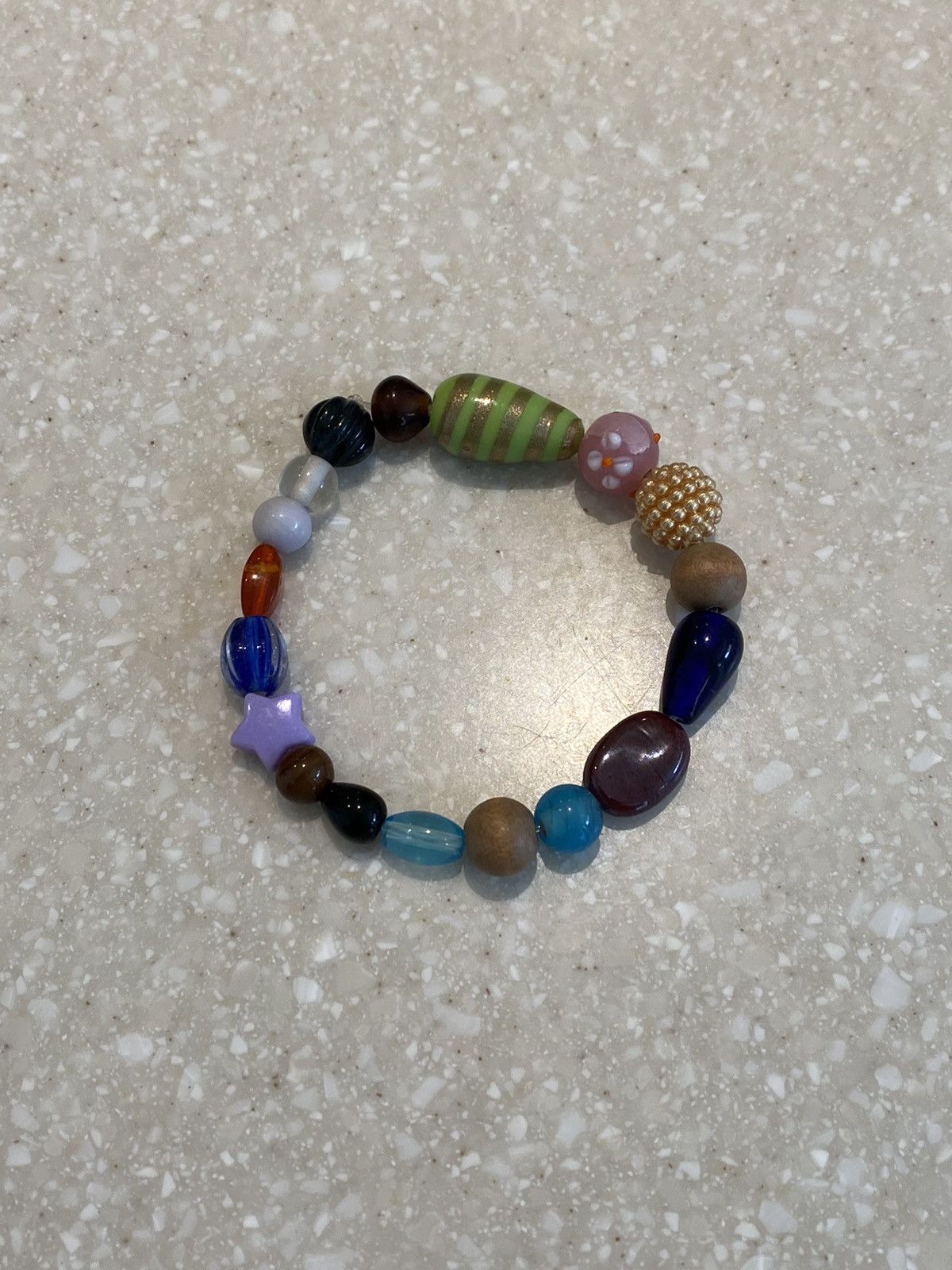 Custom Travis Scott and Post Malone Glass Bracelet 1/1 | Grailed