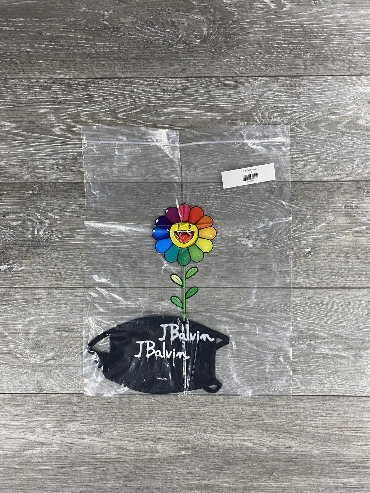 Takashi Murakami Takashi Murakami x J Balvin Face Mask | Grailed