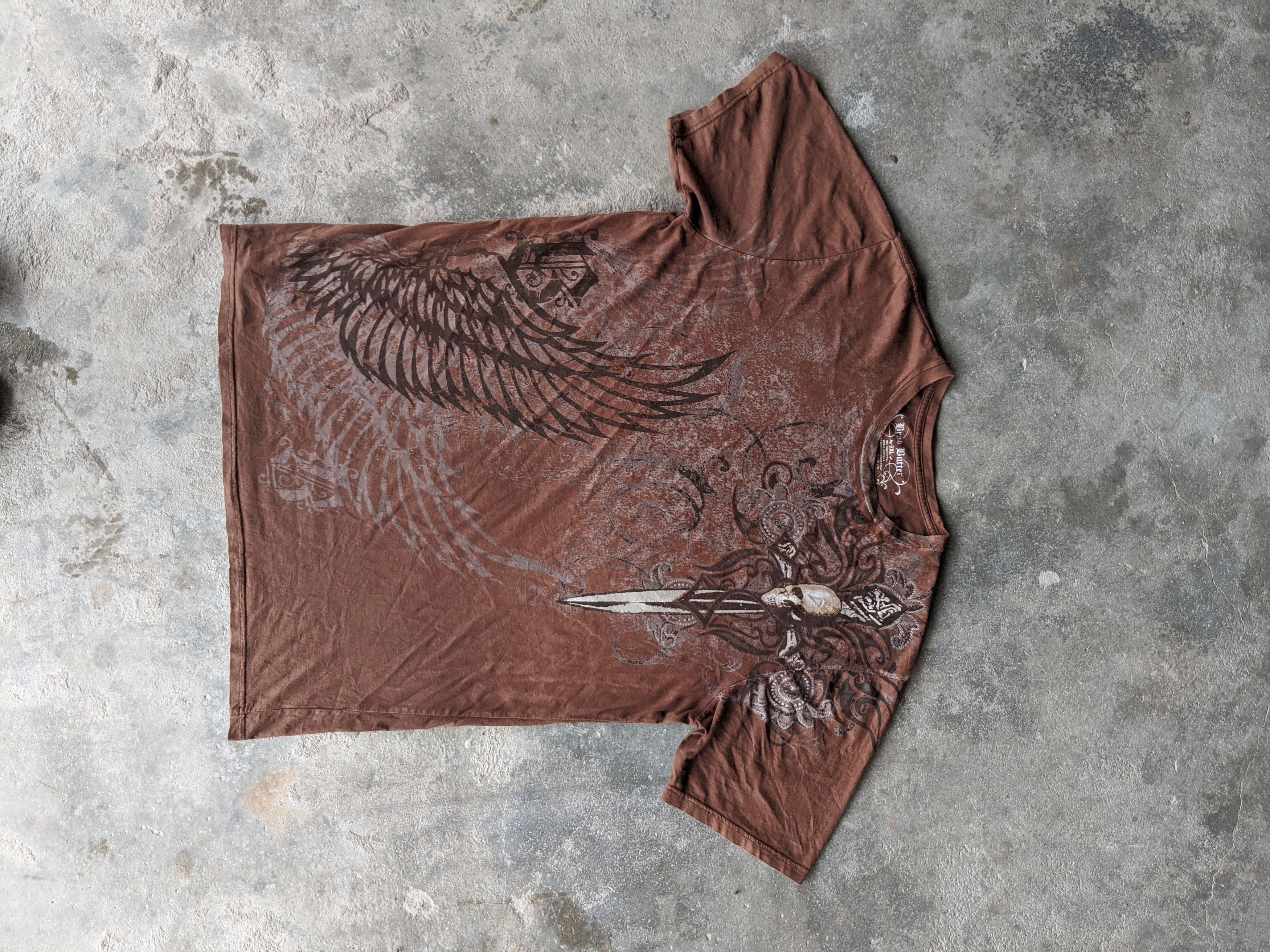 Japanese Brand × Very Rare Rare Brad Butter shirt full print | Grailed