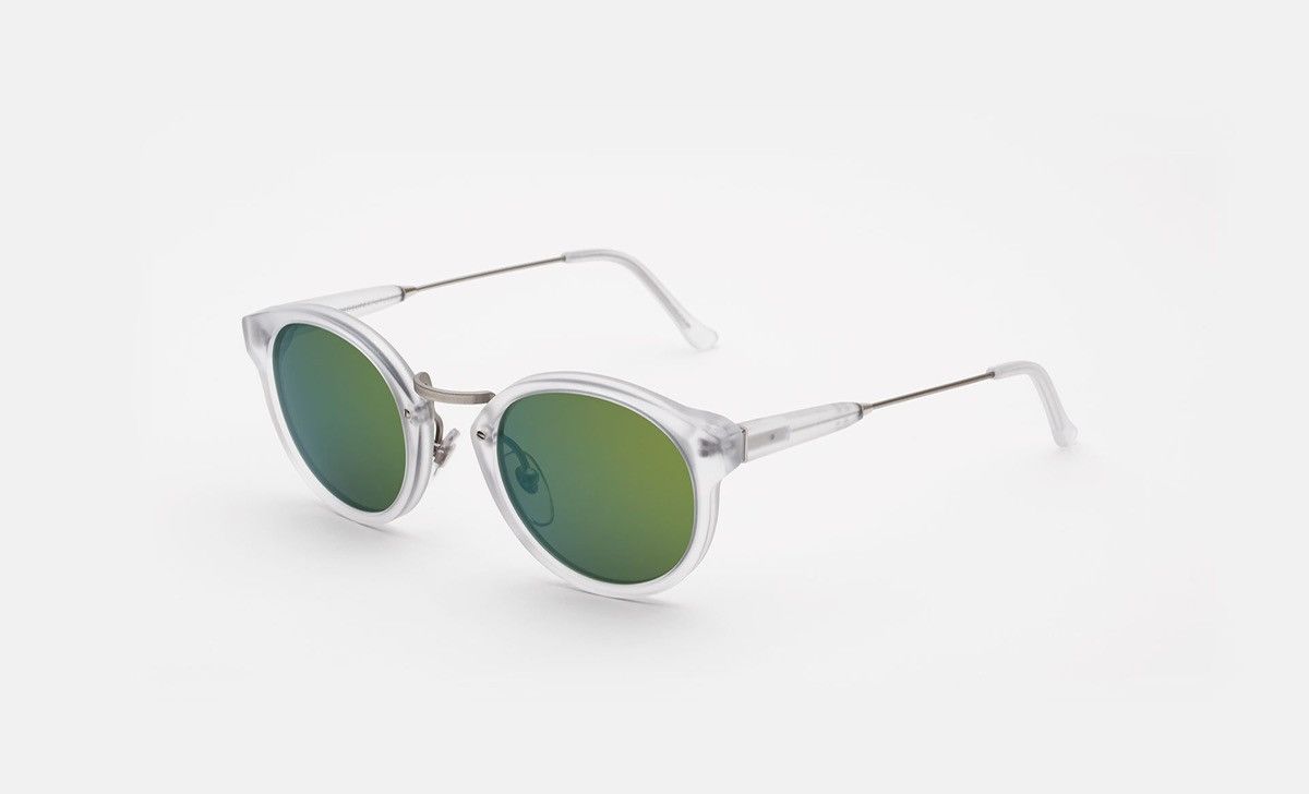 Retrosuperfuture New RSF Panama 7L9 Crystal Matte Petrol Sunglasses | Grailed
