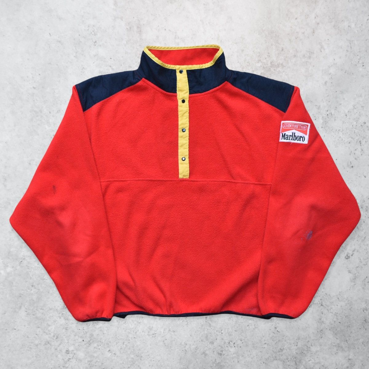Marlboro × Vintage Vintage Marlboro Fleece Pullover (L) | Grailed