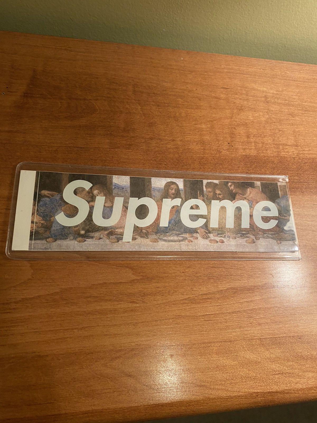 Supreme Milan Last Supper Box Logo Sticker | Grailed