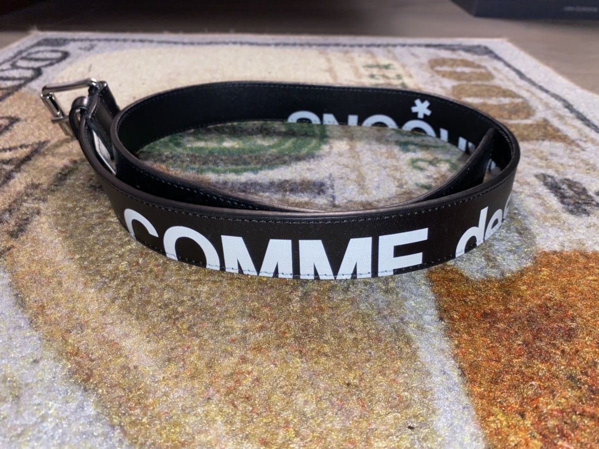 Comme des Garcons CDG Black Logo Belt | Grailed