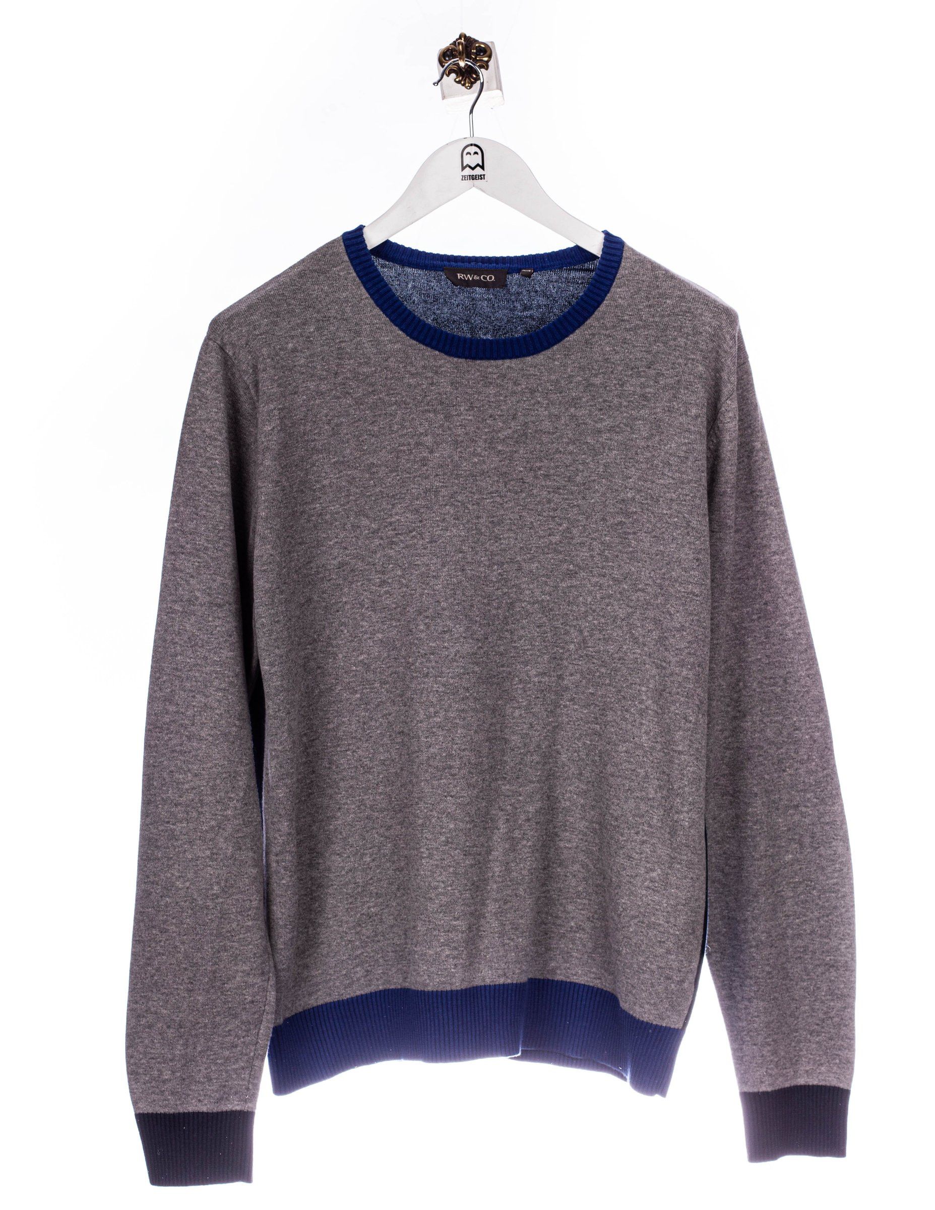 Rw&Co Vintage RW&Co. Sweater Basic Grey/Blue/Black | Grailed