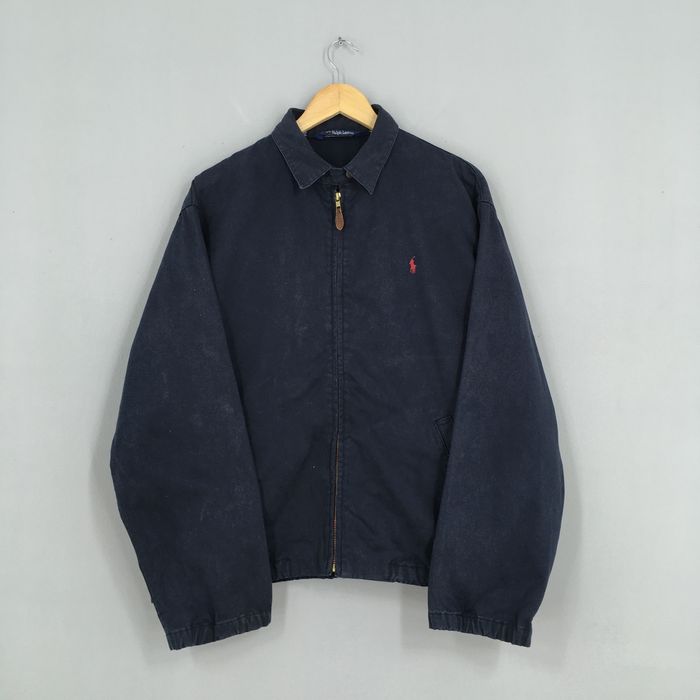 Polo Ralph Lauren Polo Ralph Lauren Harrington Jacket Medium Blue Vintage | Grailed