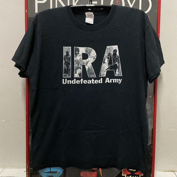 Vintage IRA Undefeated Army t shirt | Grailed
