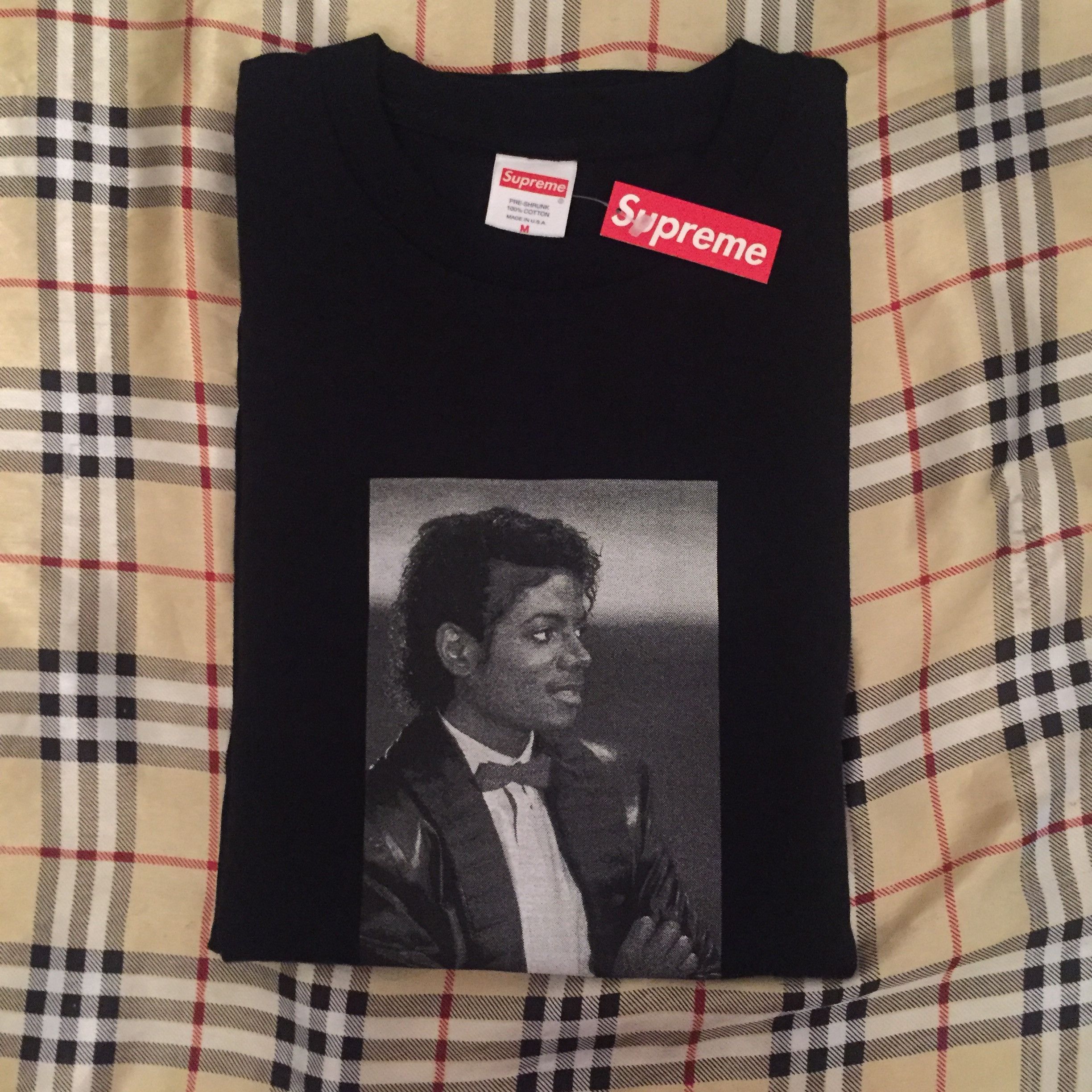 Michael Jackson × Supreme Michael Jackson Tee in Black | Grailed