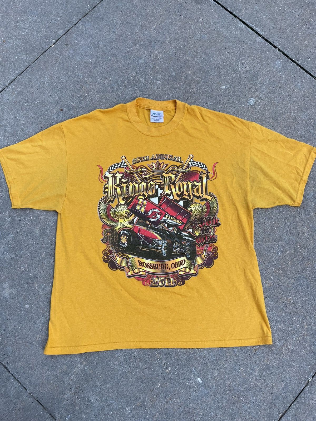 Vintage Vintage Sprint Racing Graphic T Shirt Eldora Speedway | Grailed